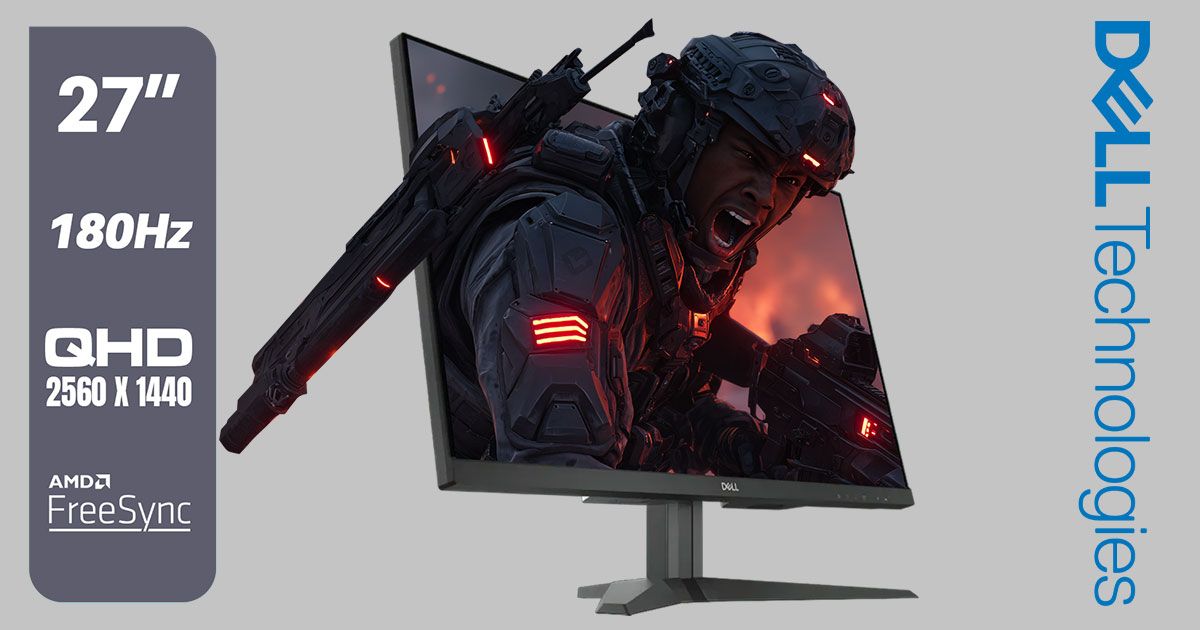 Dell G2725D 27" QHD 180Hz Gaming Monitor — Smooth Performance