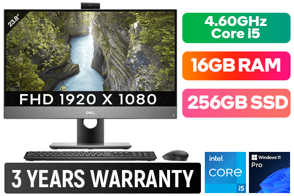 DELL OPTIPLEX 7400 AIO - Intel Core i5 All-in-One PC with 16GB RAM