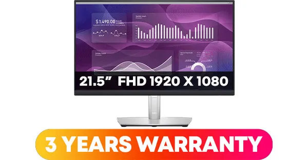 Dell P2223HC Full HD Monitor | High-Quality Display for Home & Office