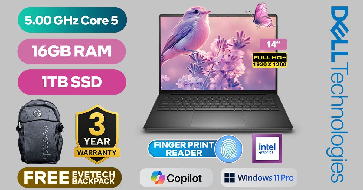 Dell Pro 14 Essential PV14250 | Core 5 | 16GB/1TB | Professional Laptop ...