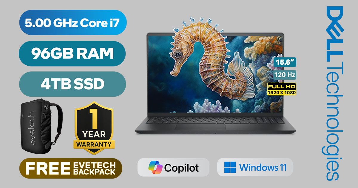 Dell Pro 15 PV15250 96GB/4TB | Power User Laptop