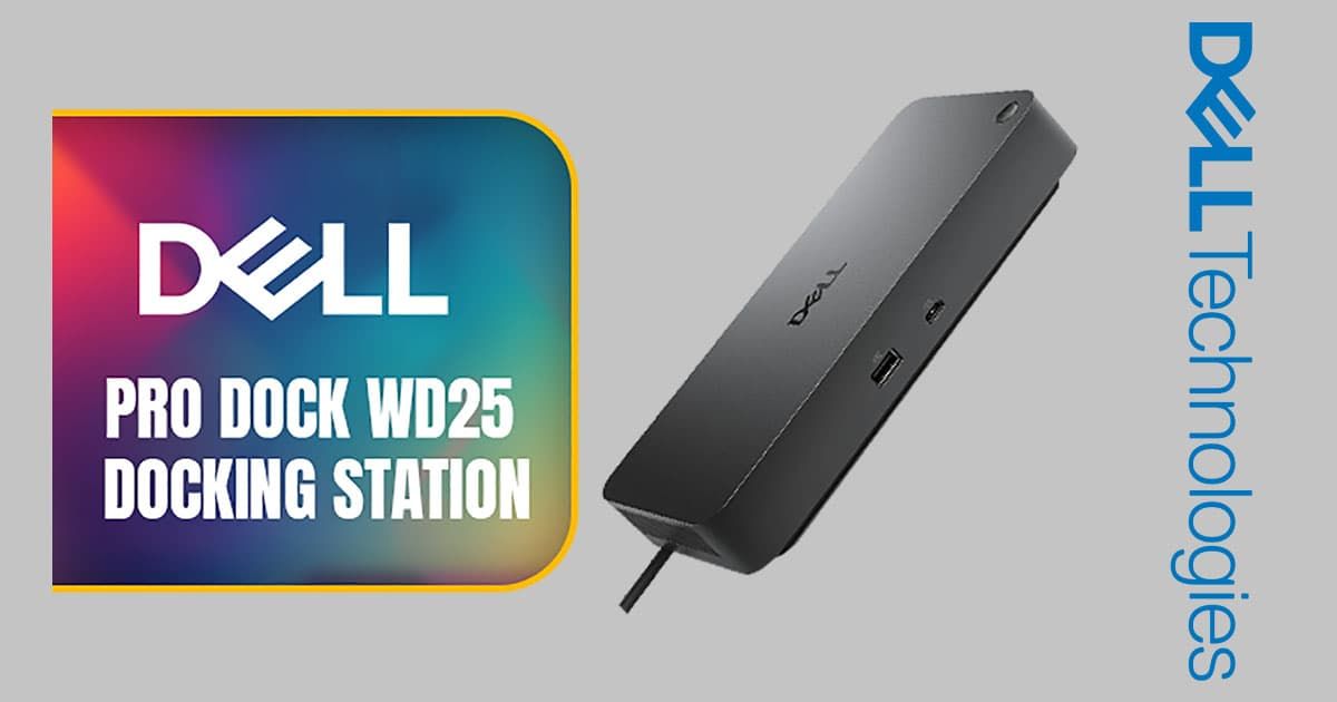 Dell Pro Dock WD25 USB-C Docking Station — 100W PD