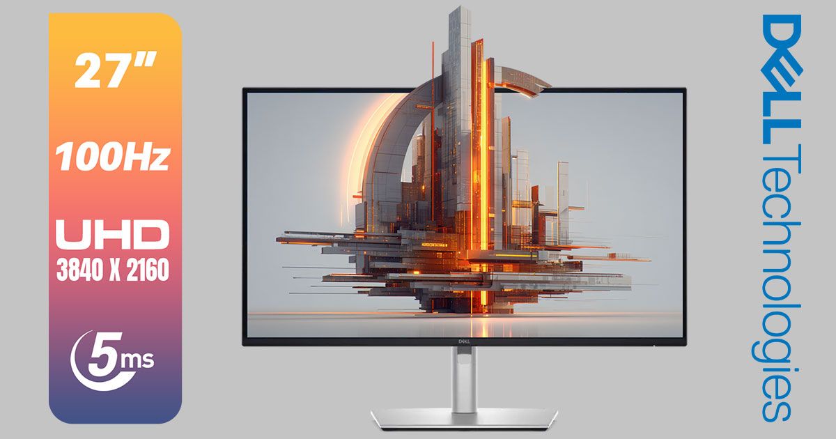 Dell Pro P2725QE 27 Plus Monitor - Stunning 4K Visuals & Productivity