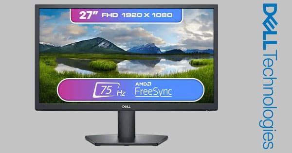 Dell SE2722H 27 Monitor - Stunning Visuals & Versatile Connectivity