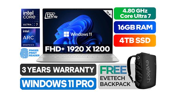Dell XPS 13 9340 - Intel Core Ultra 7 Ultrabook with 4TB SSD | Powerful ...