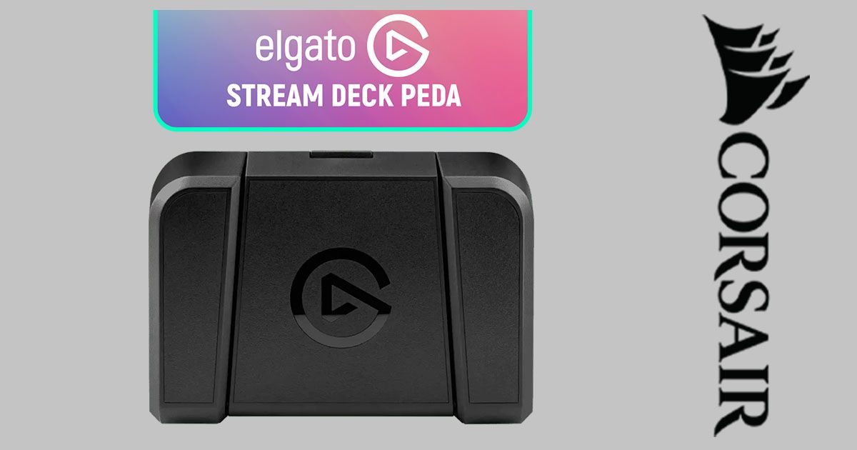 Elgato Stream Deck Pedal 3‑Switch Hands-Free Studio Controller
