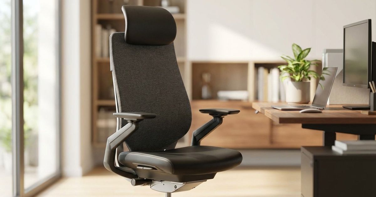 Enova Archer EAH-001A Office Chair — Adjustable Black | Evetech