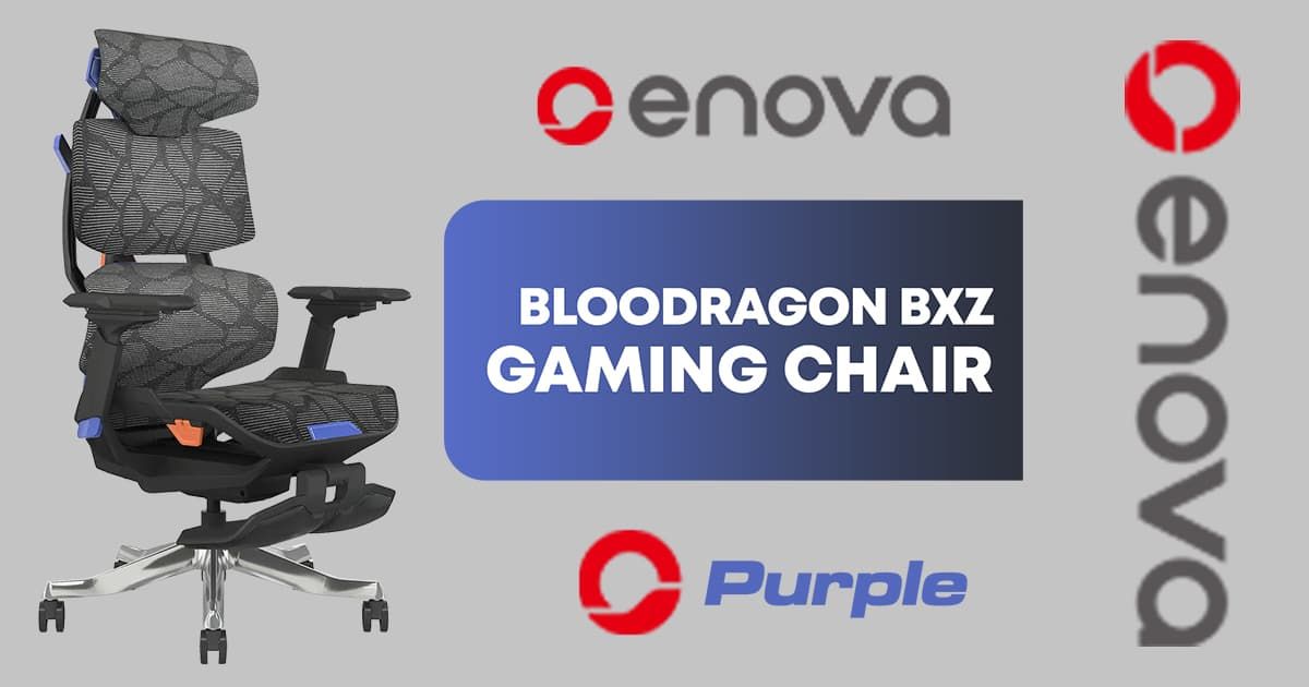 Enova Bloodragon BXZ Purple Gaming Chair - Ultimate Comfort & Style