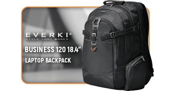 EVERKI BUSINESS 120 Notebook Backpack - Stylish & Functional Laptop Bag