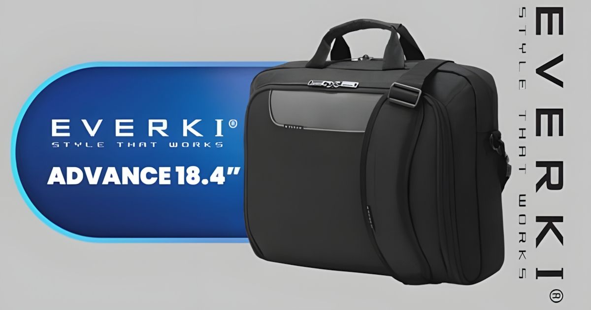 Everki EKB407NCH Advance Laptop Bag - Sleek & Functional Design