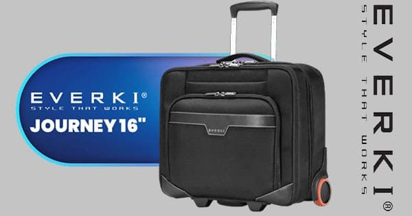 Everki JOURNEY EKB440 Laptop Trolley Bag - Stylish & Functional Carry-On