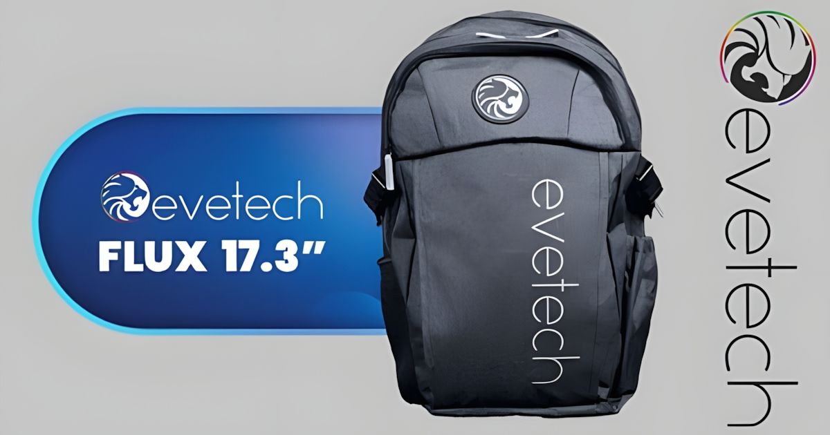 Evetech Flux Laptop Backpack - Ultimate Comfort & Style for Professionals