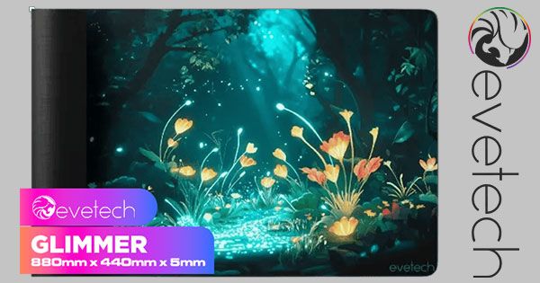 Evetech Glimmer Gaming Mousepad 880x440x5mm