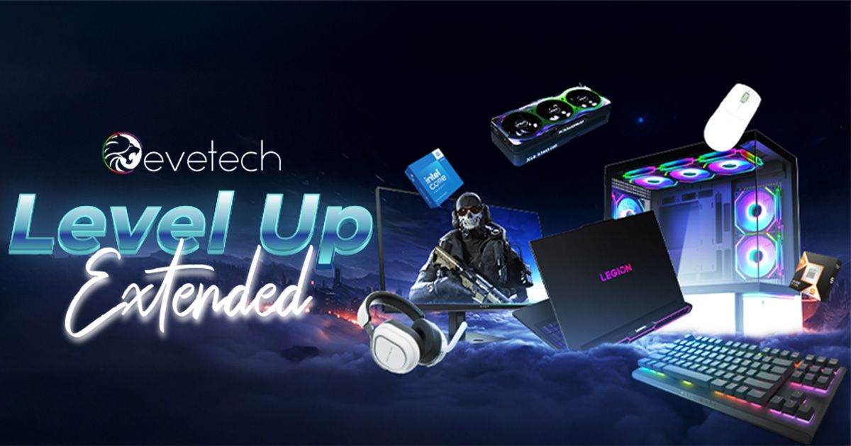 Evetech Level Up 2025 - Extended | Ultimate Gaming PC Upgrade