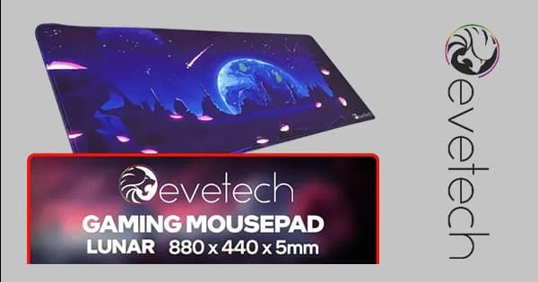 Evetech LUNAR Gaming Mousepad - Precision & Comfort for Gamers
