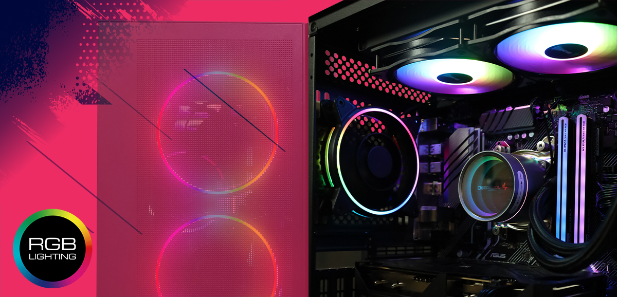 Buy Evetech ONYX Tempered Glass ATX Gaming Case - Ultimate Cooling & Style