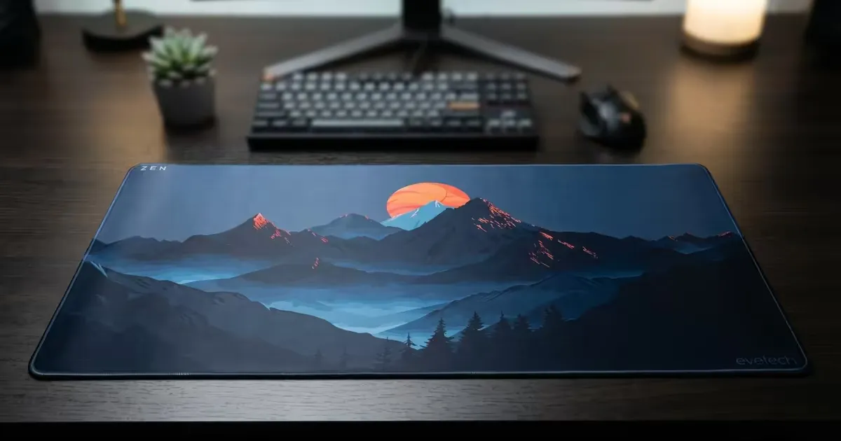 Evetech Zen Gaming Mousepad 880x440x5mm – XL Surface | Evetech