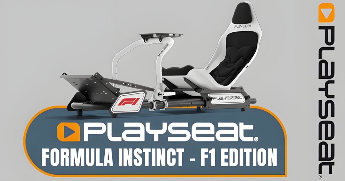 PlaySeat Formula Instinct F1 Racing Chair - Ultimate Comfort