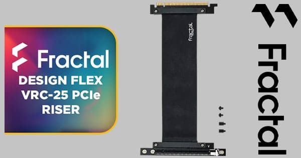 Fractal Flex VRC-25 PCIe Riser - PCIe Gen4 x16, 210mm