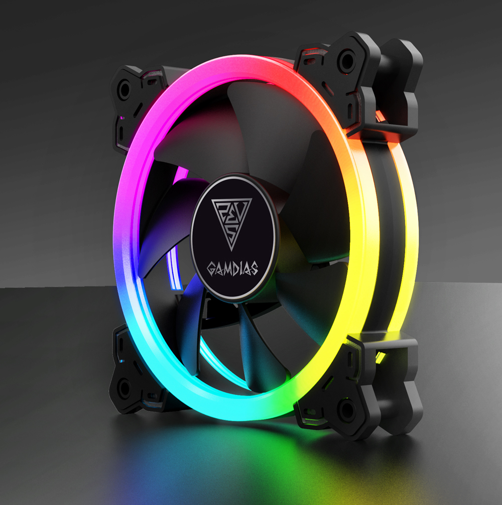 Gamdias Aeolus M1A 120mm RGB Case Fan