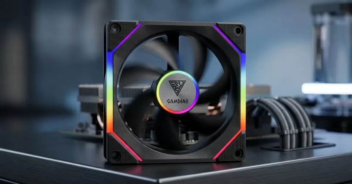 Gamdias Aeolus P2 1201 RGB 120mm Case Fan | Evetech