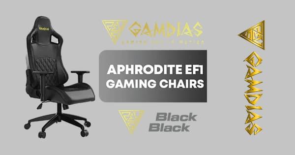 Gamdias Aphrodite EF1 Gaming Chair — Adjustable, 150° Recline