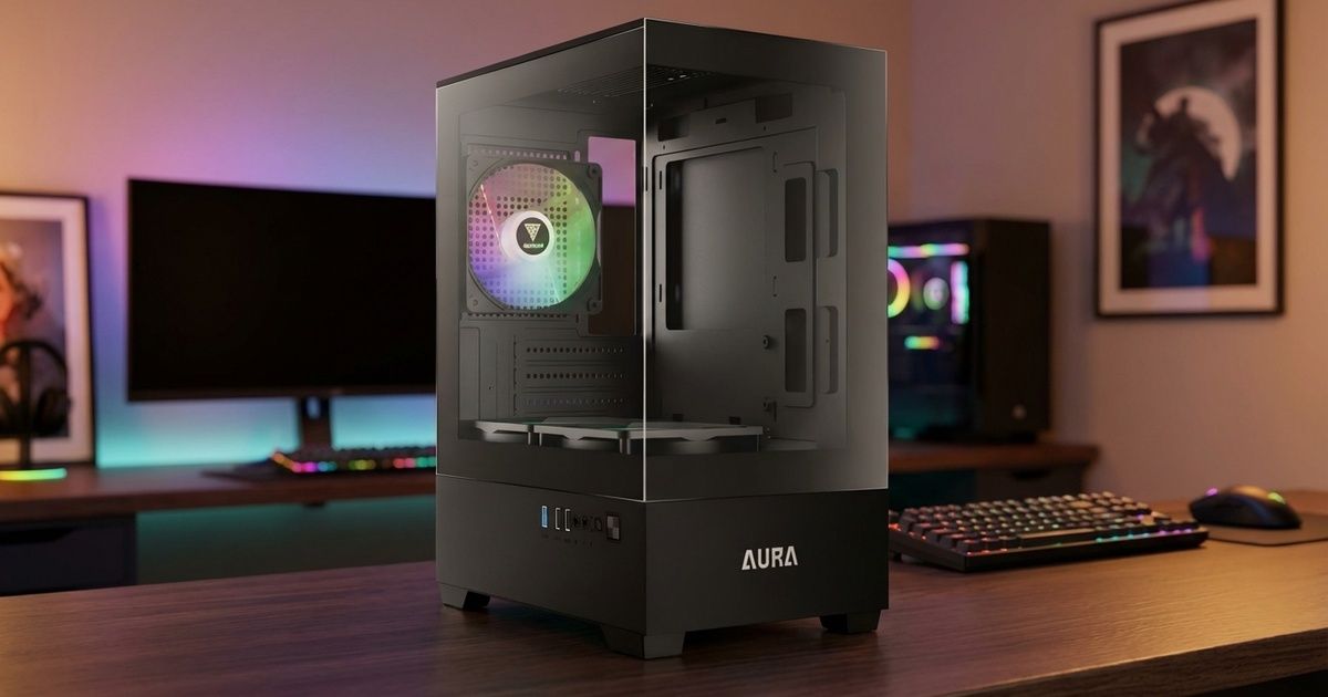 GAMDIAS AURA GC9M ARGB Mid Tower PC Case with Tempered Glass | Evetech