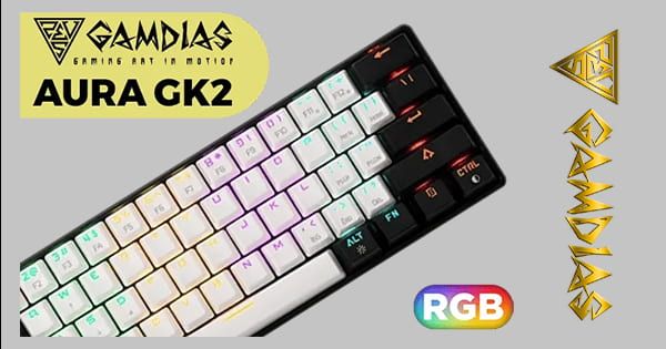 Gamdias AURA GK2 60% Mechanical Gaming Keyboard