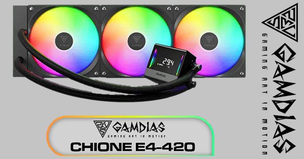 Gamdias CHIONE E4-420 420mm Liquid Cooler with ARGB | Evetech
