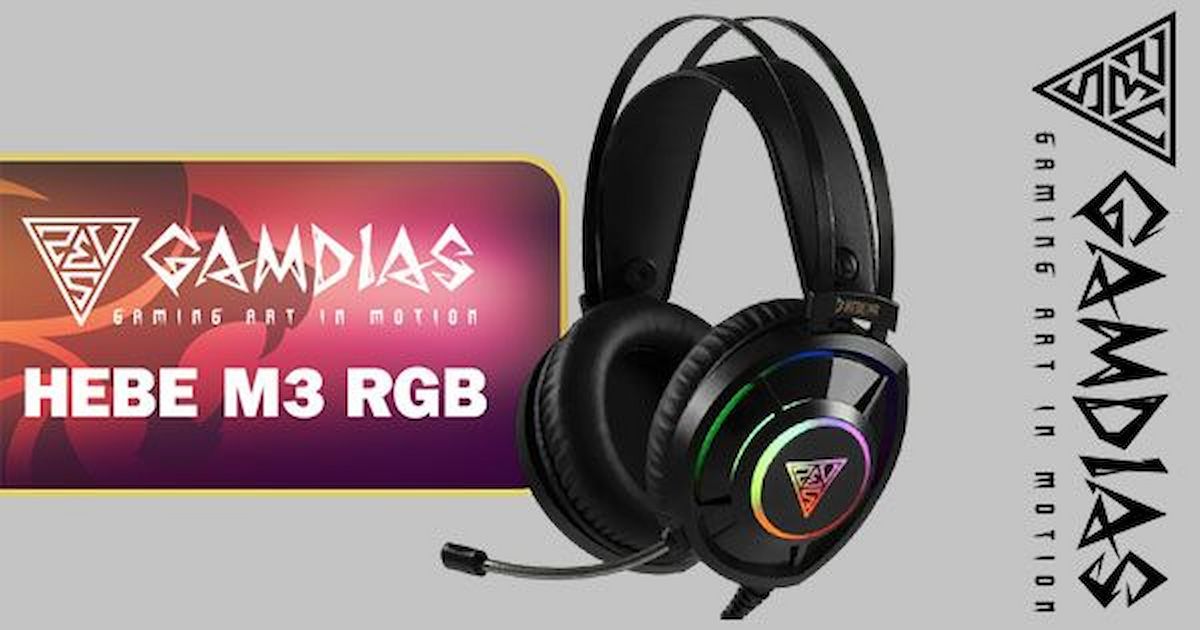 Gamdias Hebe M3 RGB Gaming Headset - Open Box Deal