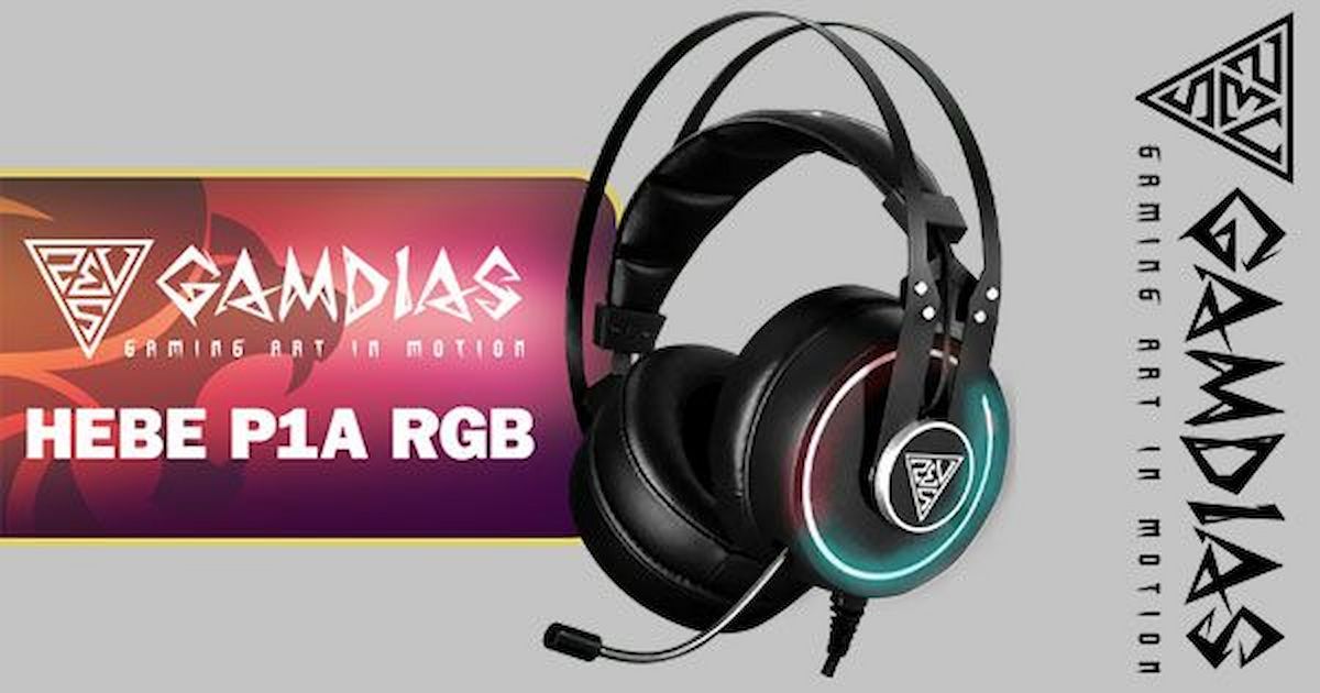 Gamdias Hebe P1A RGB Open Box Gaming Headset - Immersive Sound