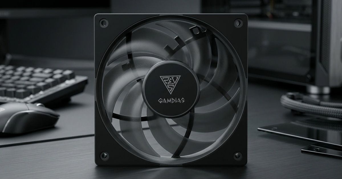 [OPEN BOX] Gamdias NOTUS M1-1201 30mm Cableless Case Fan | Evetech
