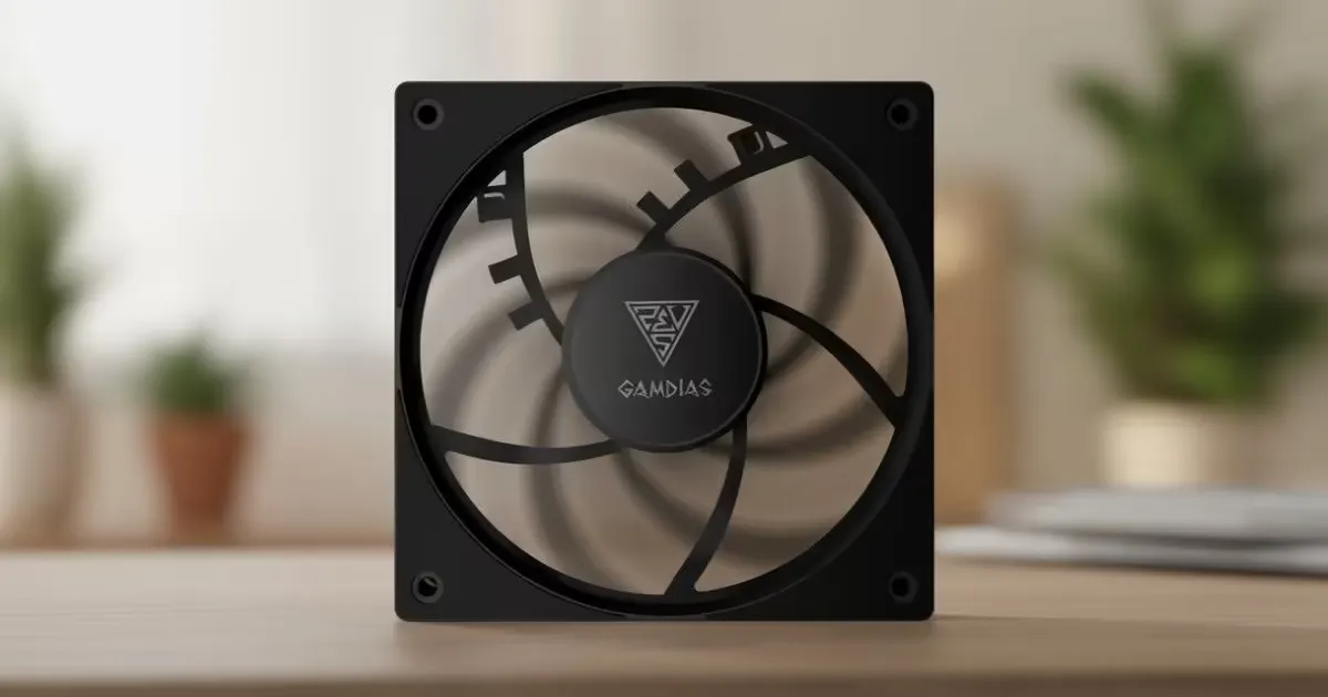 Gamdias NOTUS M1-1201 30mm Slim Case Fan - Cableless Daisy Chain | Evetech