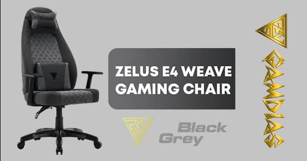 Gamdias Zelus E4 Weave Gaming Chair - Comfort & Style | Evetech