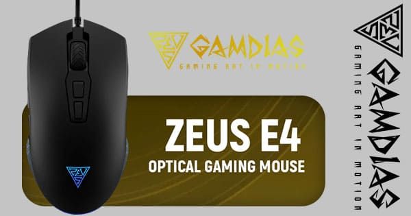 Gamdias ZEUS E4 RGB Gaming Mouse — 7200 DPI Optical