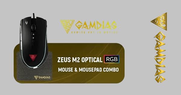 Gamdias ZEUS M2 RGB Gaming Mouse — 10,800 DPI, Weight Tuning
