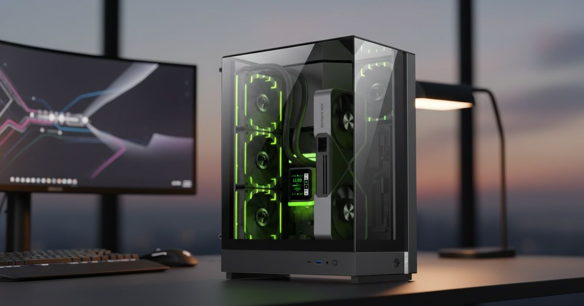 Gamemax T20-BK M-ATX Gaming Case with ARGB Fans | Evetech