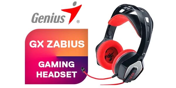 Genius GX Zabius Universal Gaming Headset & Mic - Open Box Deal