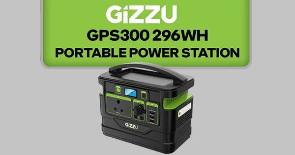 GIZZU 296Wh Portable Power Station - Open Box Deals