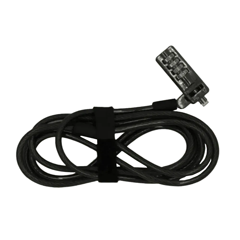 GIZZU 2m Slimline Combination Cable Lock - Secure Your Belongings