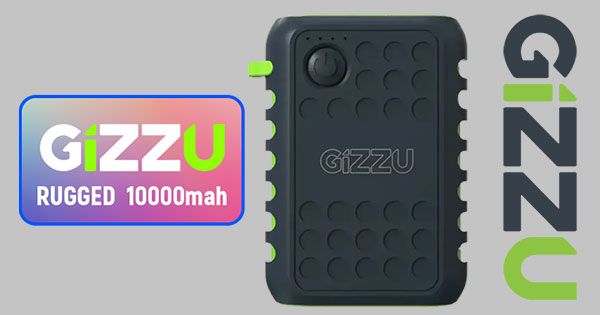 Gizzu GRPB10 10000mAh Rugged Power Bank 18W