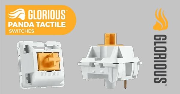 Glorious Panda Tactile Keyboard Switches – 36pk, RGB Compatible