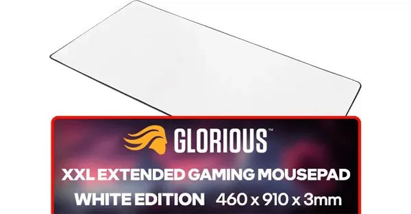 Glorious XXL Extended Gaming Mousepad - White Edition | Ultra-Smooth ...