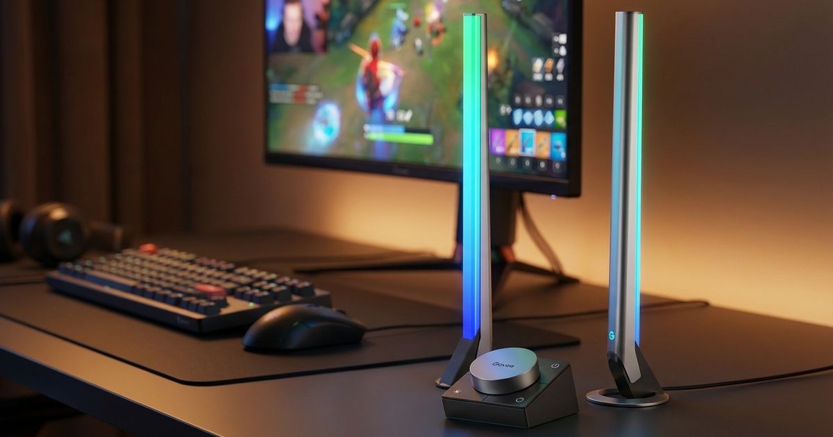 GOVEE H6047381 42cm RGBIC Gaming Light Bars — Audio Reactive