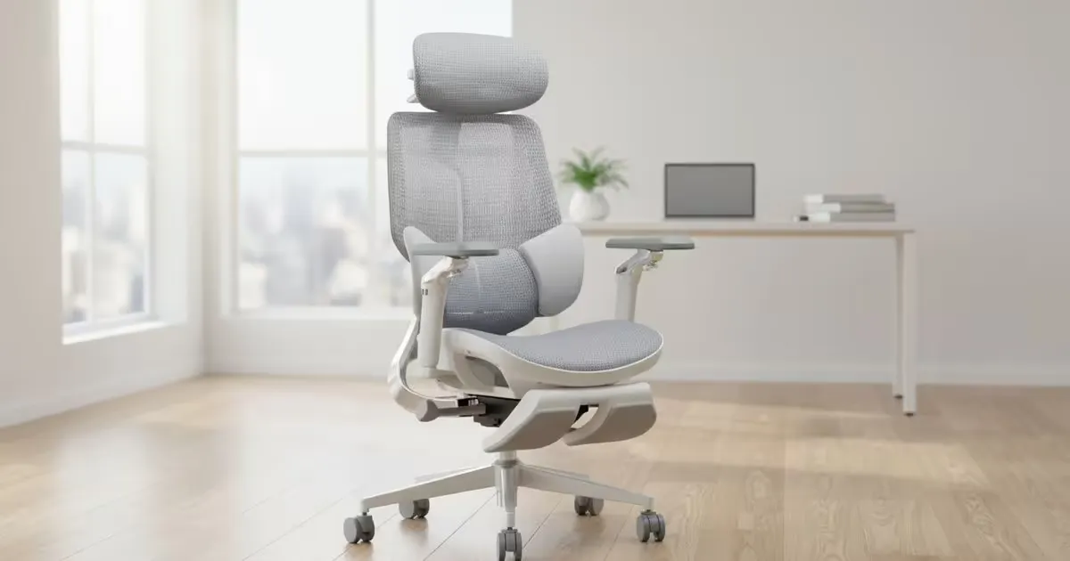 [OPEN BOX] HBADA E3 Ultra Ergonomic Office Chair, White | Evetech
