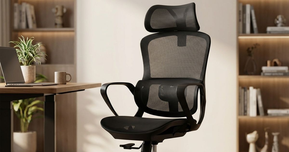 HBADA P1 Air Office Chair Black — Ergonomic Comfort