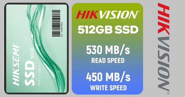 Hikvision Wave Series 512GB SSD - High-Speed Storage Solution