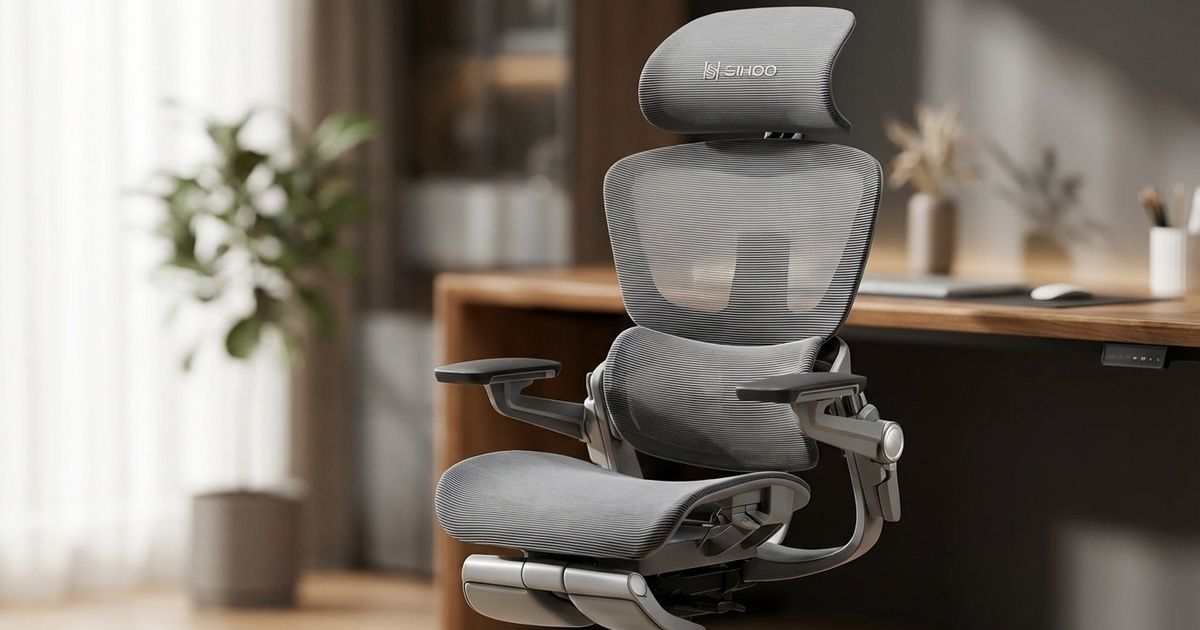 Hinomi H1 Pro V2 Gray Foldable Office Chair — Gray, 16-Point Comfort