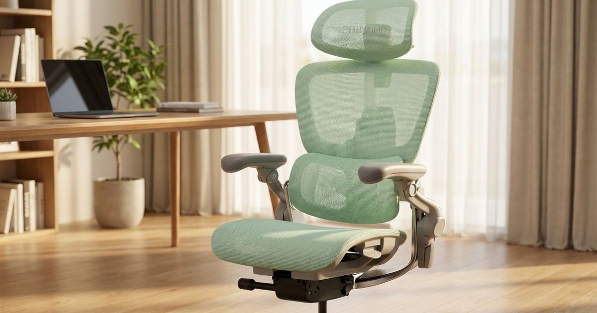 Hinomi H2 Pro MInt Green Ergonomic Office Chair — Lumbar, 6D Arms | Evetech