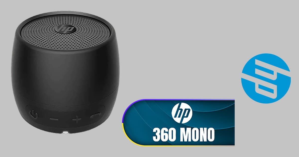 HP 360 Mono Portable Bluetooth Speaker - Black | Superior Sound & Style